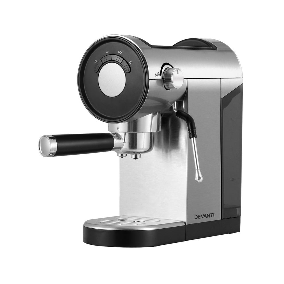 Devanti 20 Bar Coffee Machine Espresso Cafe Maker – Lights On Site