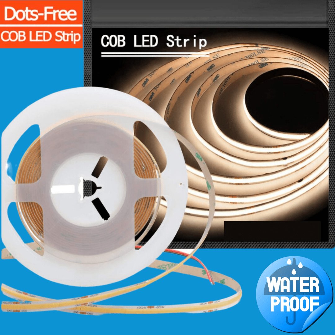5 meter 75W COBRA PRO IP67 Waterproof Dot Free LED Light Strip Kit - 3 ...